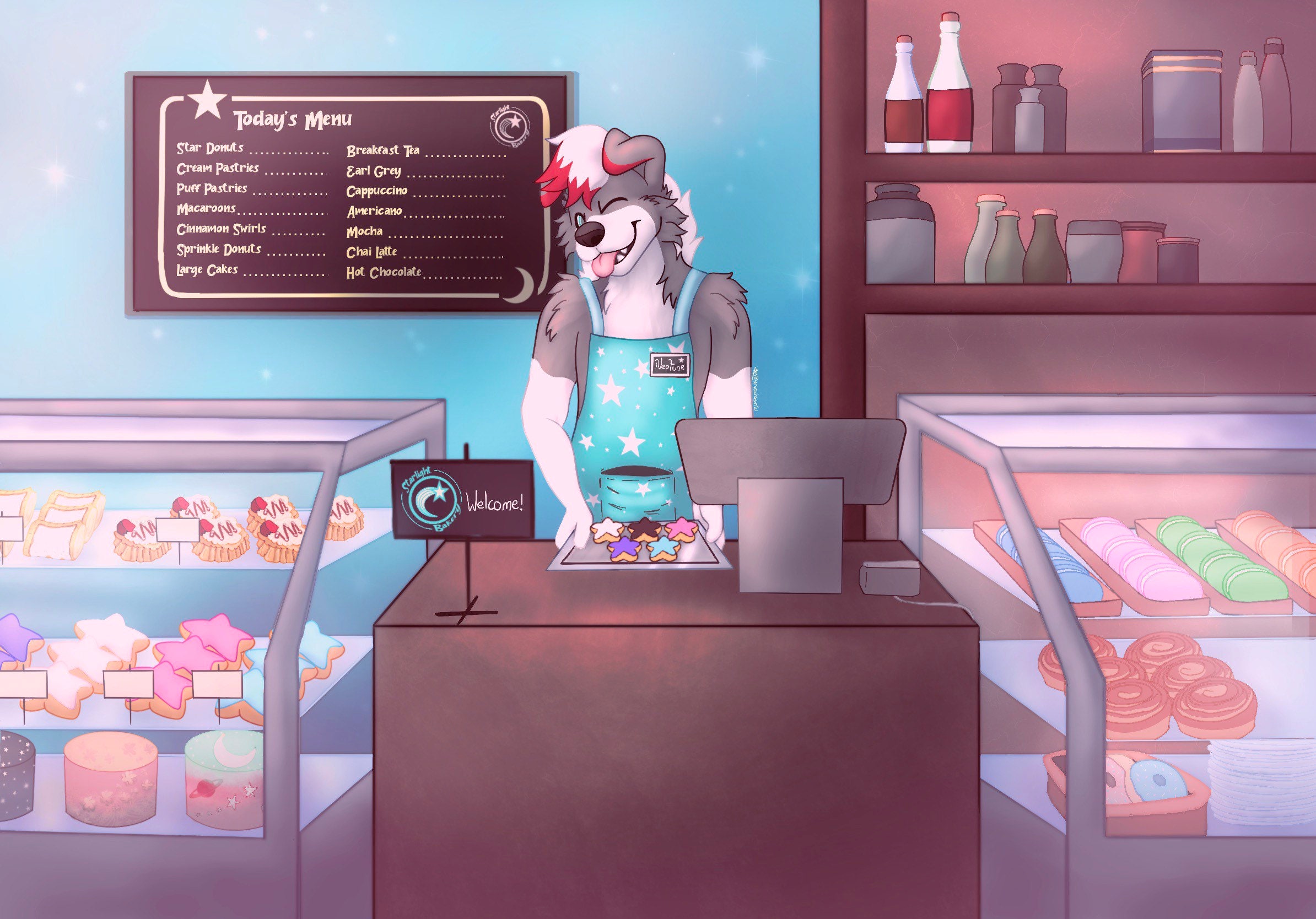 FNAF Animatronic Furry Commission YCH | Etsy