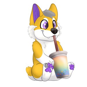Boba Tea Pride Furry Commission YCH (please Read Description) - Etsy