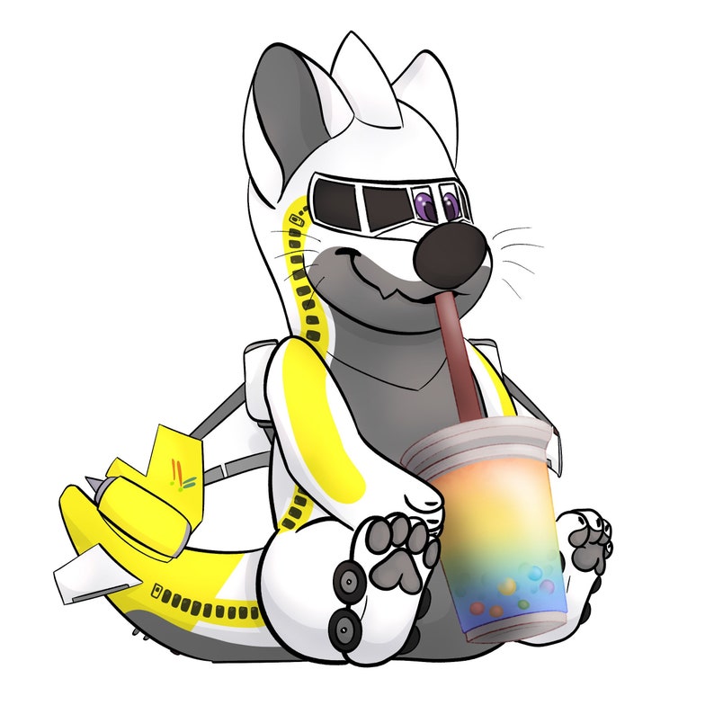 Boba Tea Pride Furry Commission YCH please Read Description - Etsy