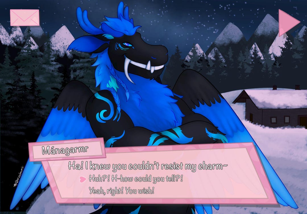 Furry Dating Sim YCH - Plus GIF Version - Etsy