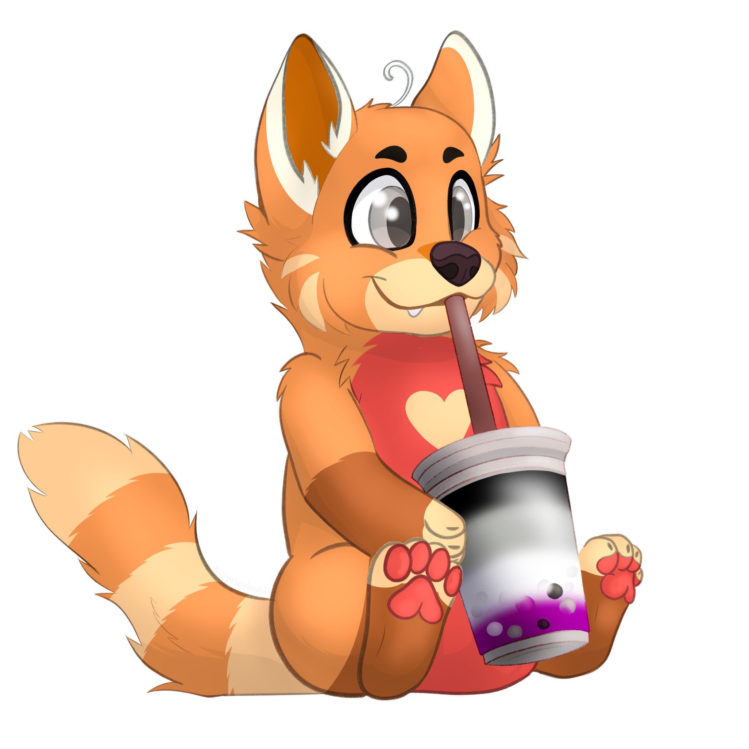 Boba Tea Pride Furry Commission YCH please Read Description - Etsy