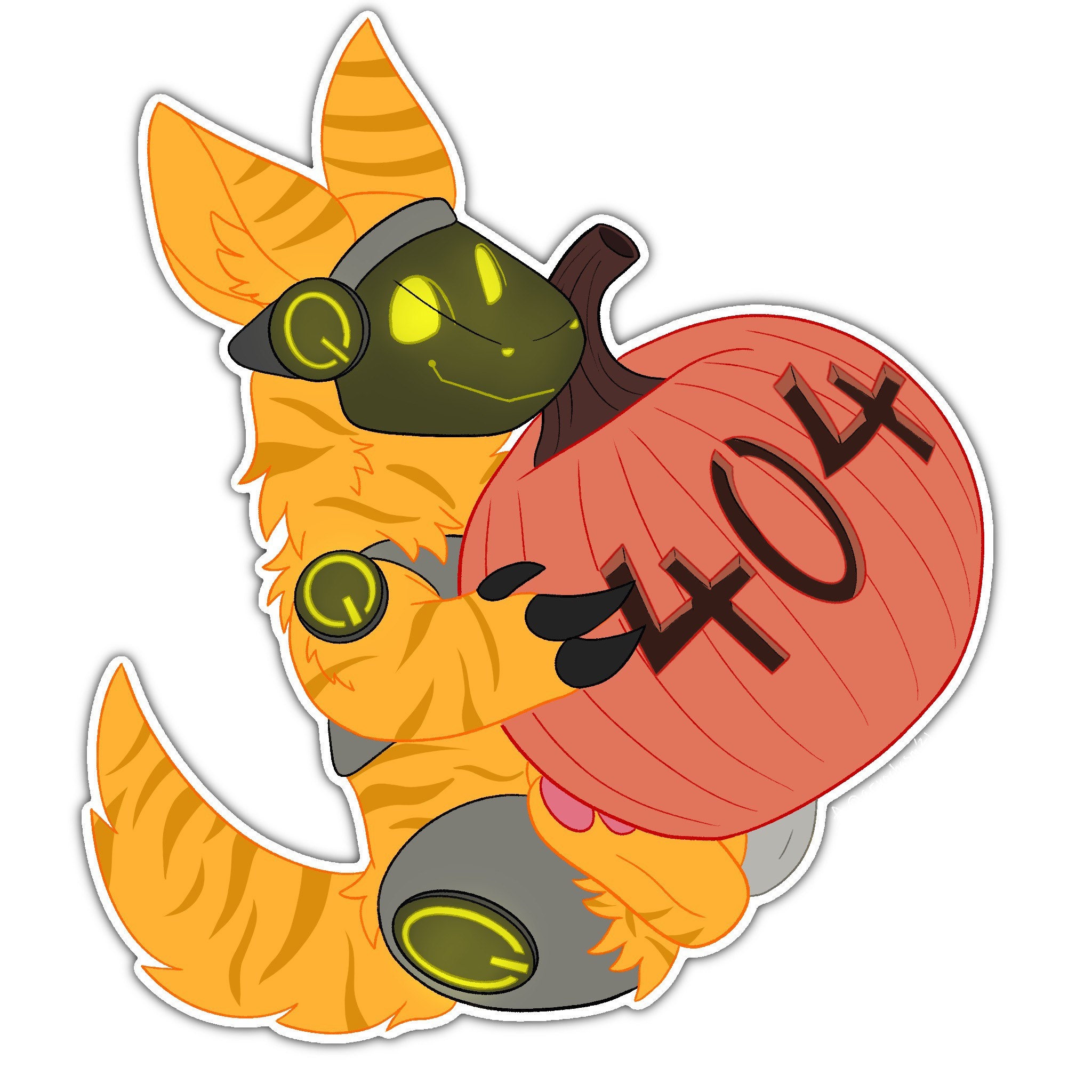 Autumn Fall Chibi Pumpkin Furry Commission YCH - Etsy