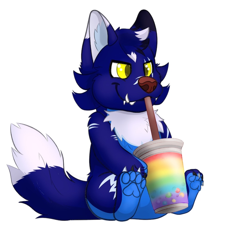 Boba Tea Pride Furry Commission YCH please Read Description - Etsy