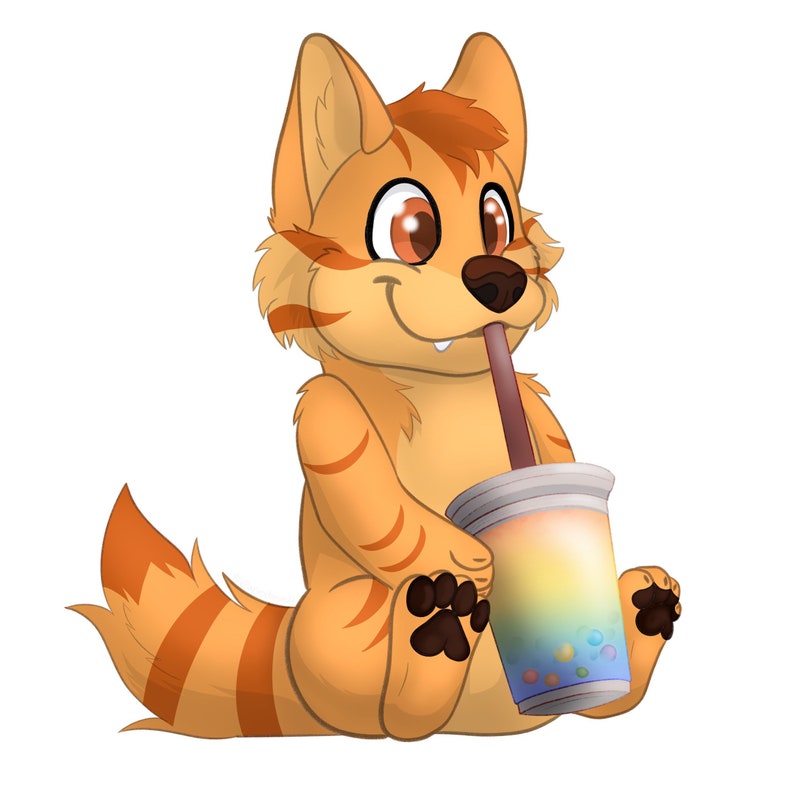 Boba Tea Pride Furry Commission YCH please Read Description - Etsy