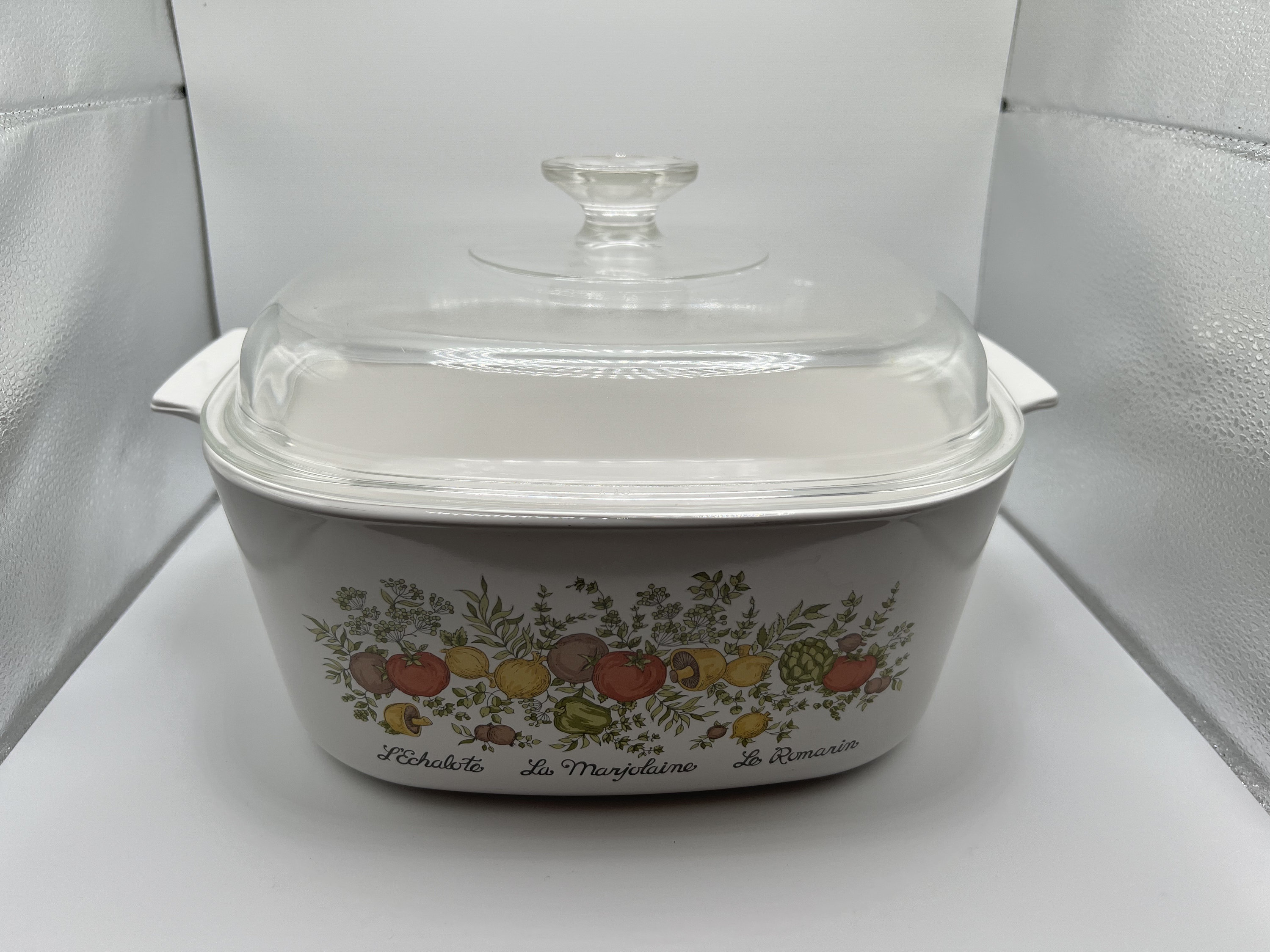 Vintage Spice O’ Life Corningware “l'echalote, La Marjolaine” With ...