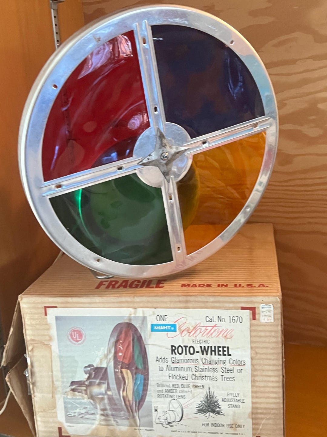 Vintage Colortone Aluminum Electric Roto Wheel cat. 1670 - Etsy