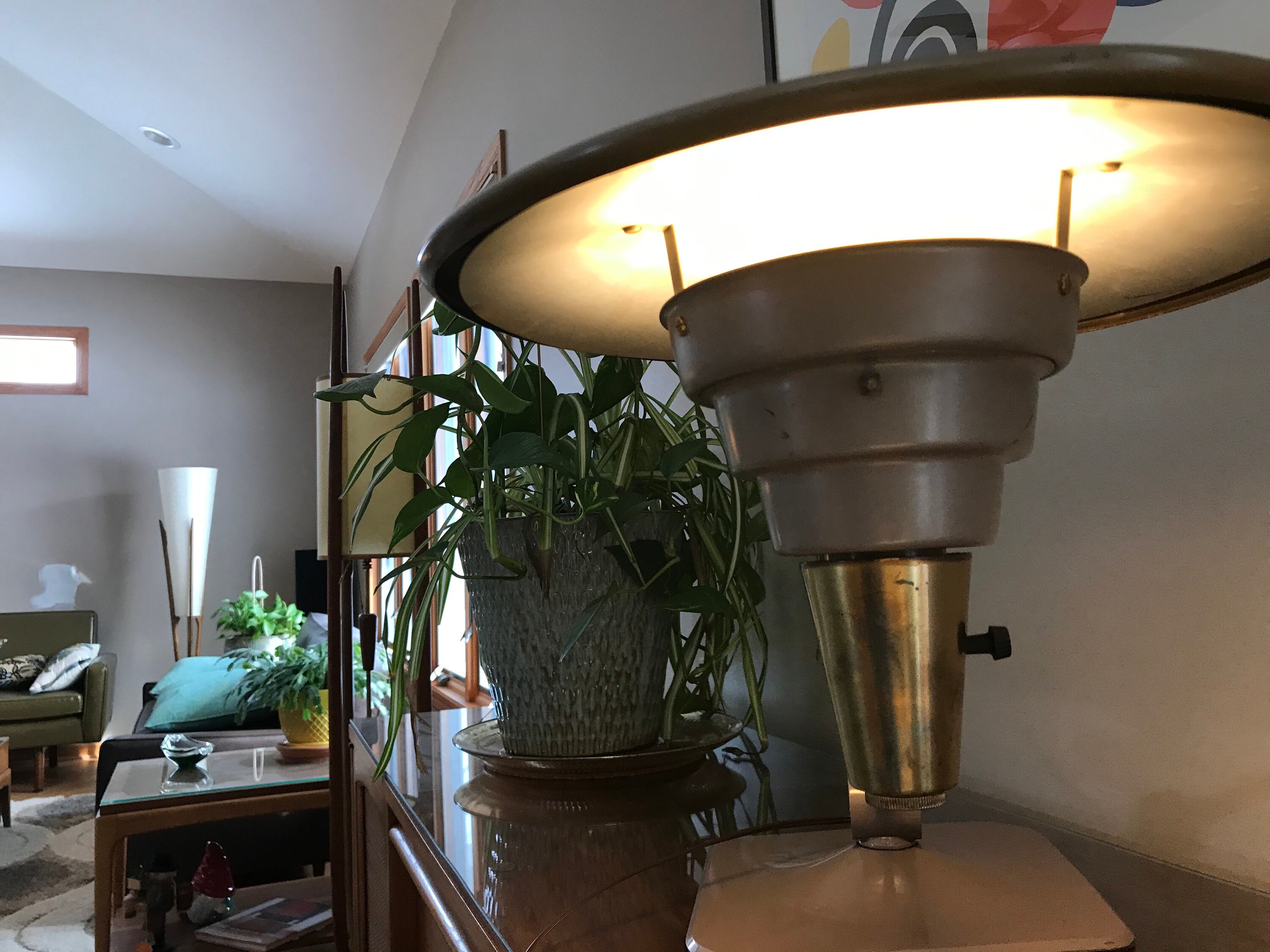 Vintage Atomic Era Dazor UFO Saucer Table Lamp Model 1056 - Etsy