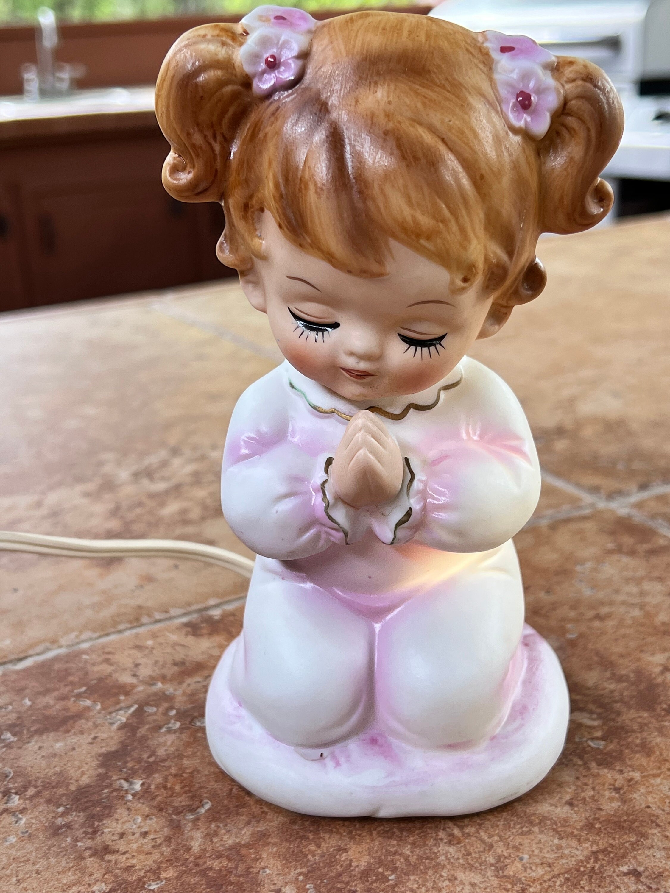 Vintage Lefton Little Girl Nightlight Lamp (6626) - Etsy