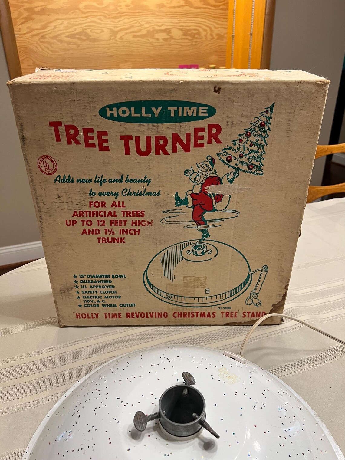 Vintage Holly Time Tree Turner Tree Stand (B-30) - Etsy