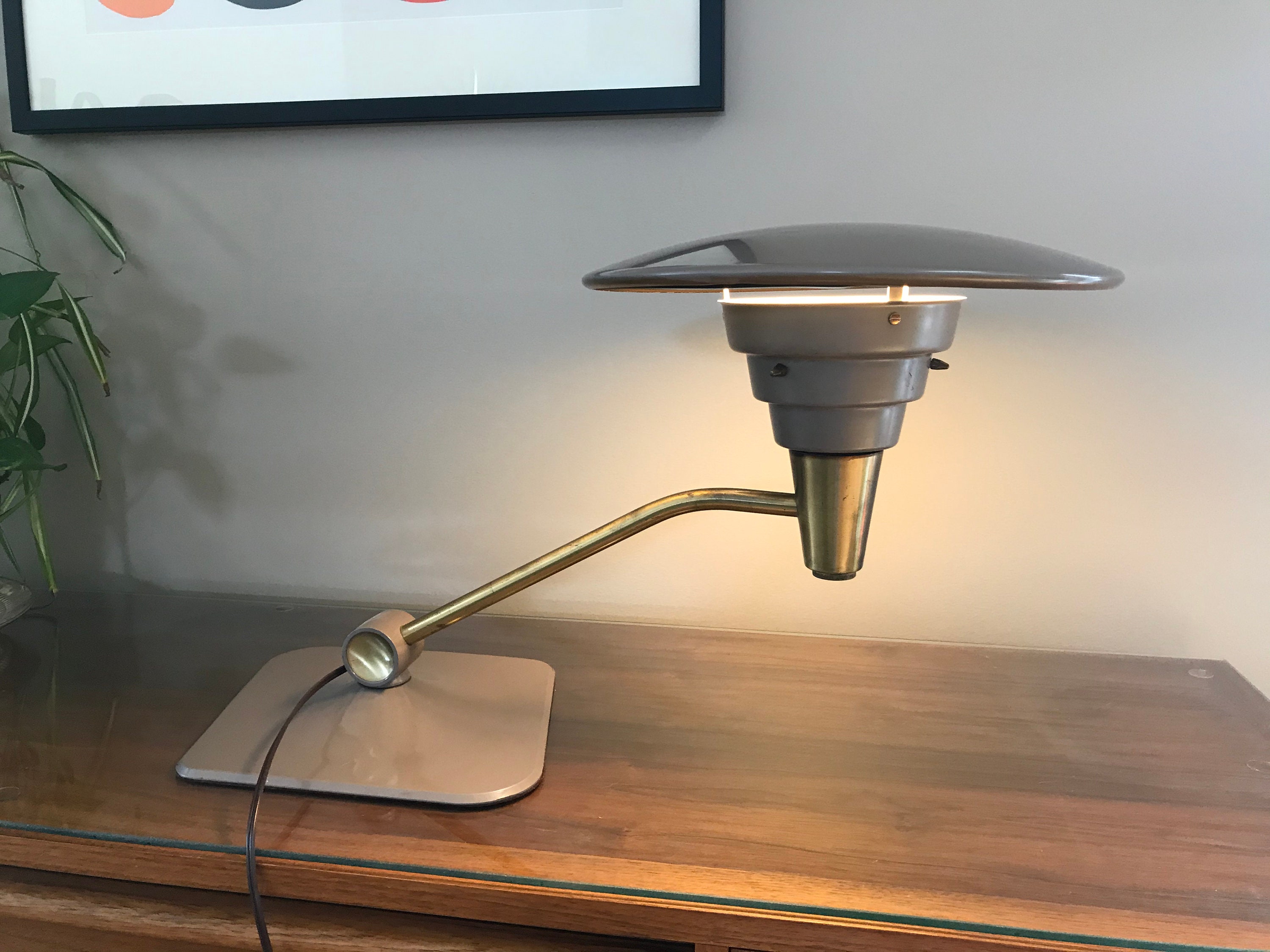 Vintage Atomic Era Dazor UFO Saucer Table Lamp Model 1056 - Etsy