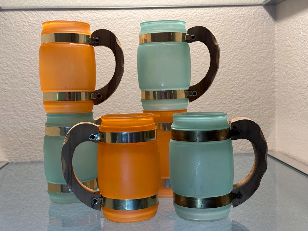 Vintage Siesta Ware Tiki Mugs (set of 6) - Etsy