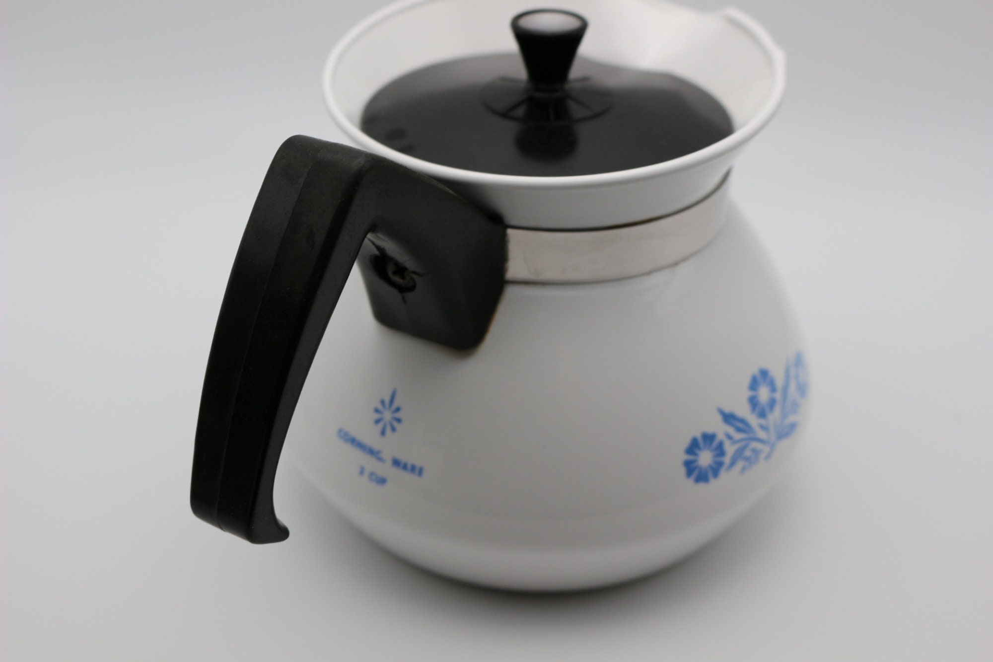 Vintage Corningware Cornflower Blue Teapot 3-cup - Etsy