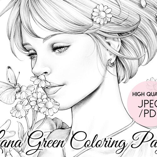 Marina Coloring Page for Adults Grayscale Coloring Page - Etsy