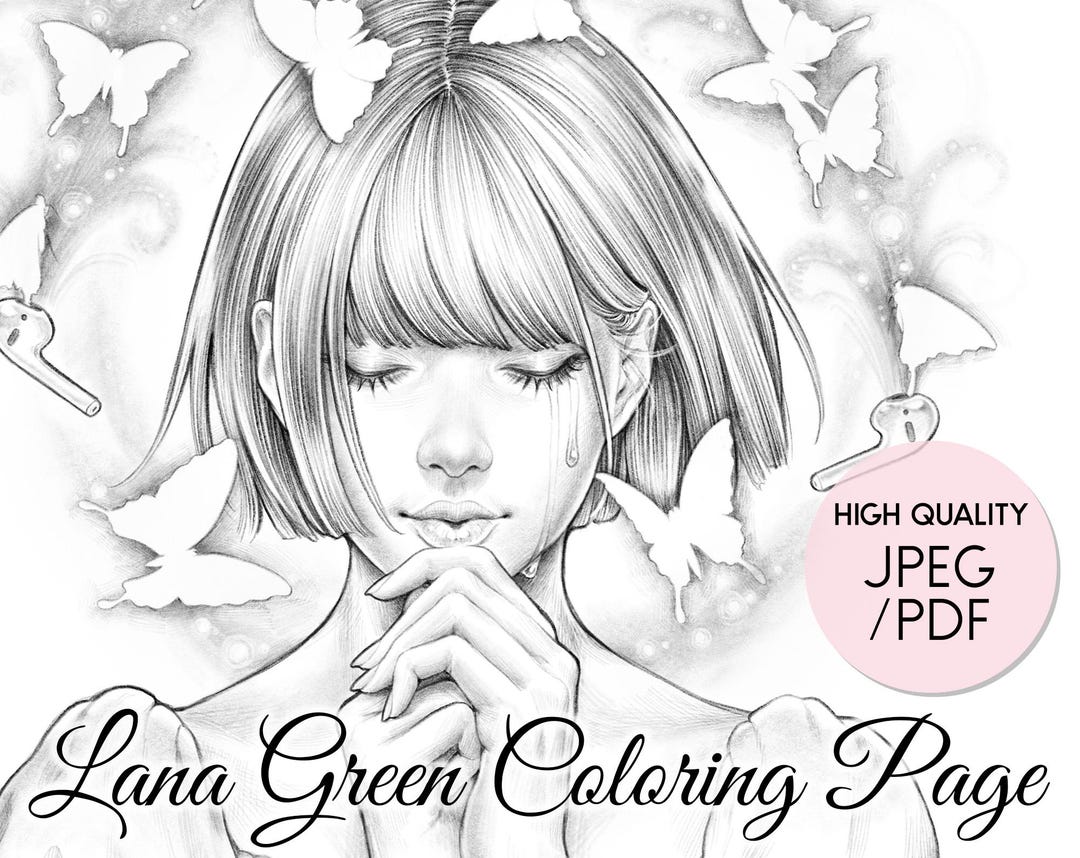 Deliverance • Coloring Page for Adults • Grayscale Coloring Page ...