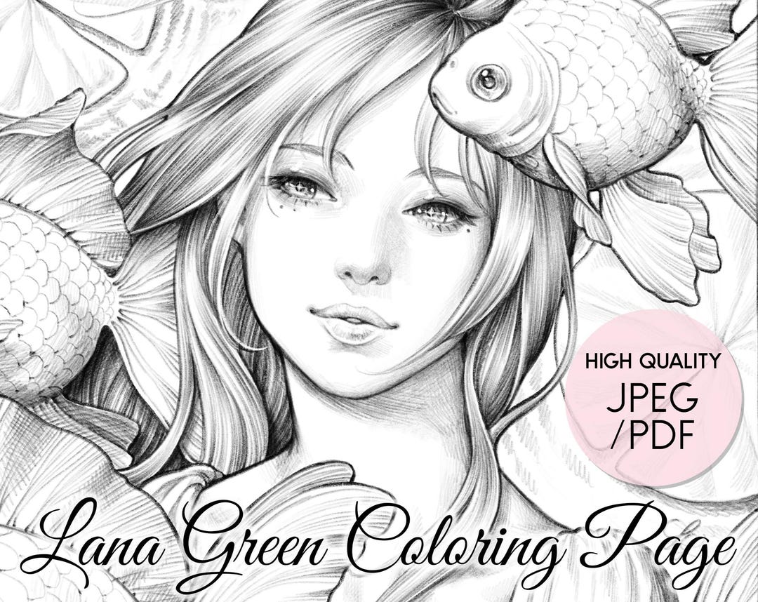 Ripples • Coloring Page for Adults • Grayscale Coloring Page • Instant ...