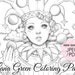 Faun Coloring Page for Adults Grayscale Coloring Page Instant Download ...