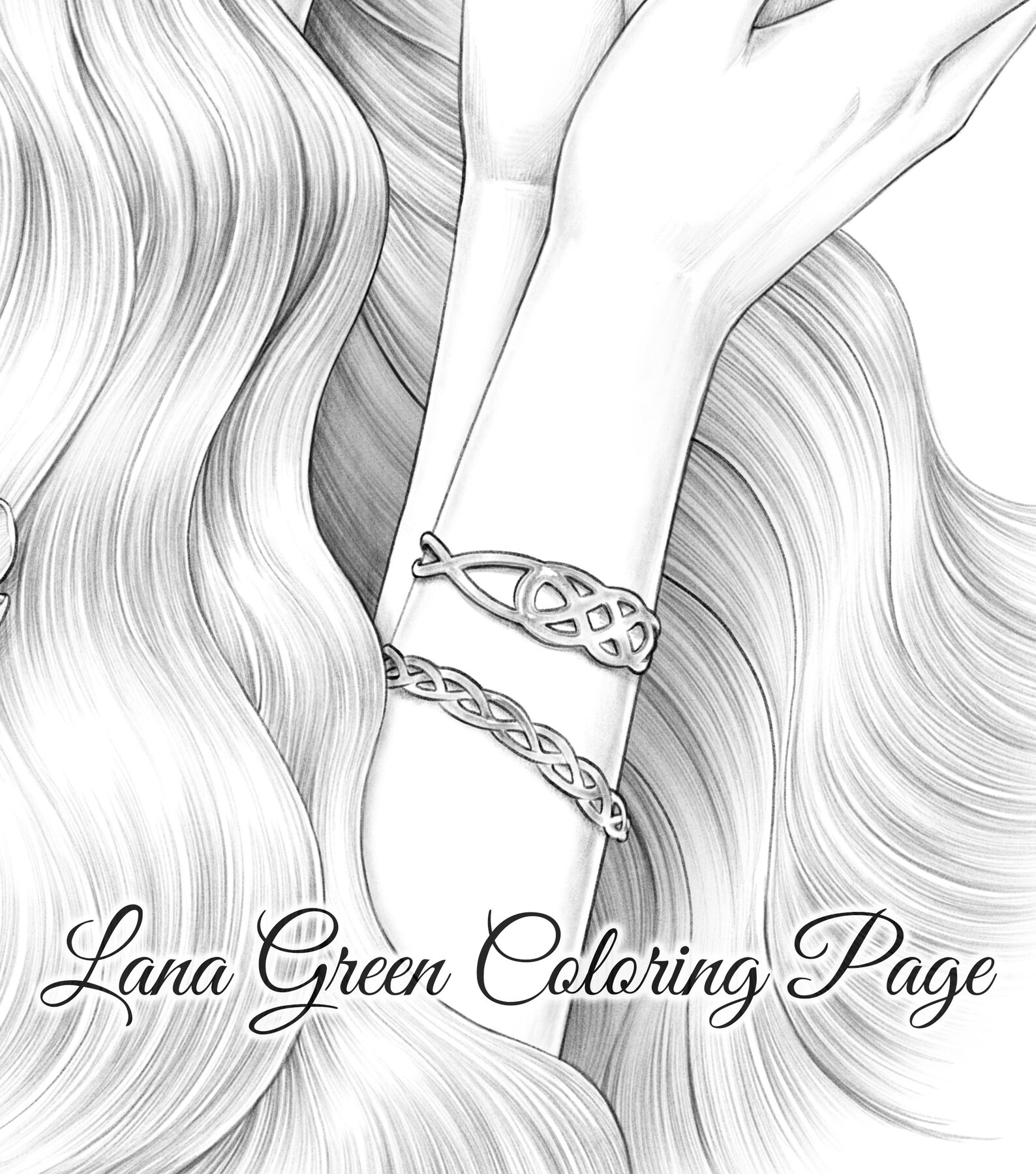 Grace Coloring Page for Adults Grayscale Coloring Page - Etsy