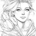 Warm Wind Coloring Page for Adults Grayscale Coloring Page Instant ...