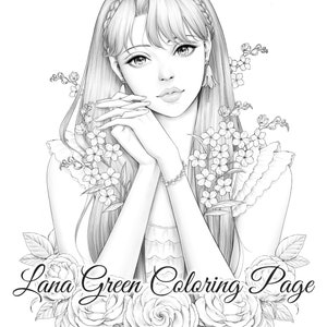 Pure Coloring Page for Adults Grayscale Coloring Page Instant Download ...