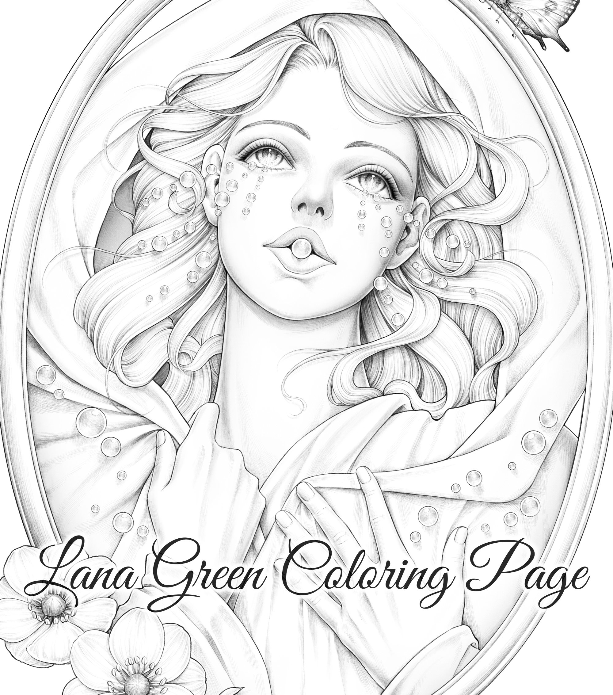Pearl Coloring Pages