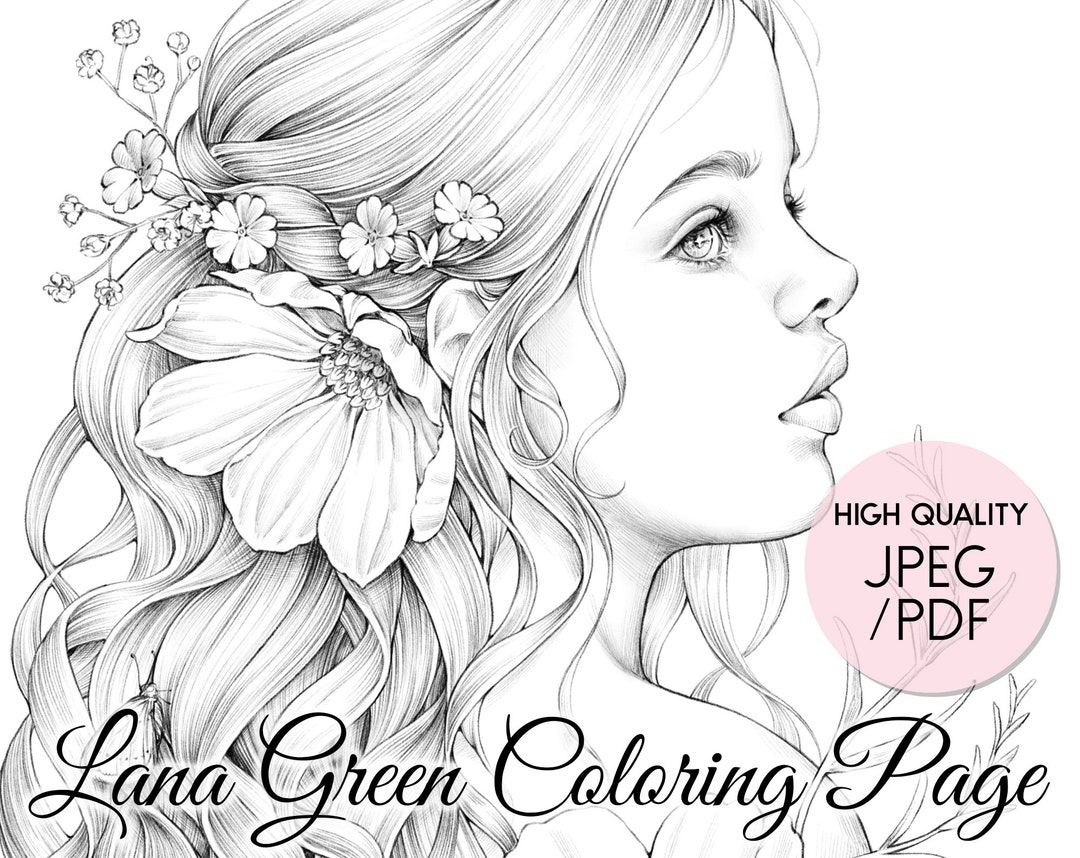 Cosmos Coloring Page for Adults Grayscale Coloring Page Instant ...