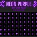 600+ Neon Purple App Icon Pack - Custom Home Screen - iPhone / iPad ...