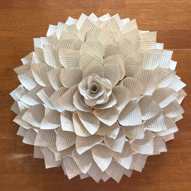 Paper Wreath - Etsy