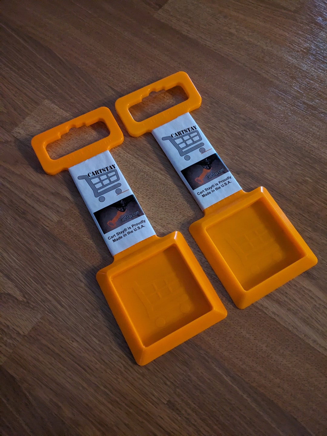 Cart Stay, Shopping Cart Wheel Chock. 2 for 18 Dollars. Free Shipping ...