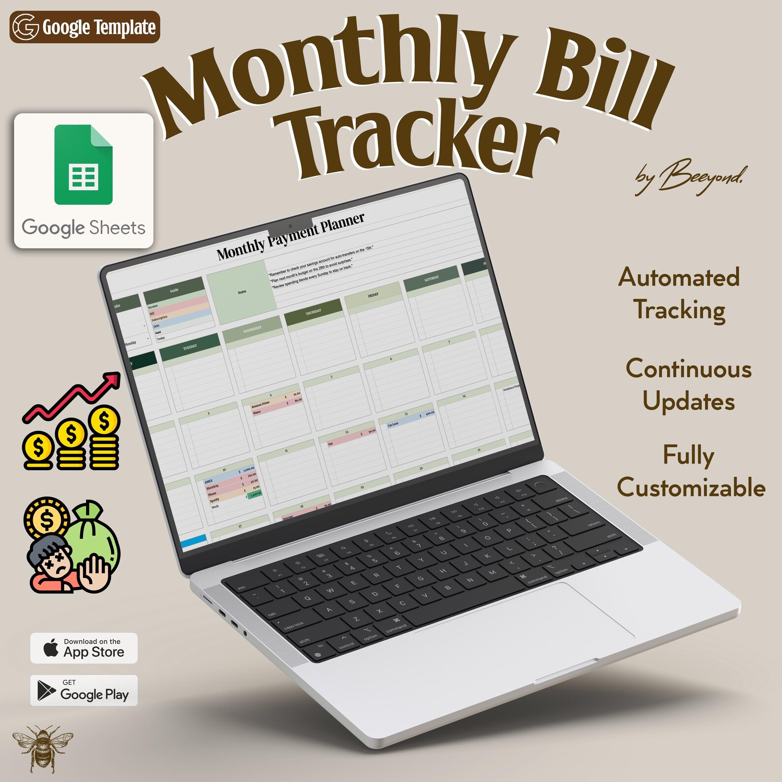 Bill Tracker, Monthly Bill Tracker, Medical Bill Tracker, Bill Tracker ...