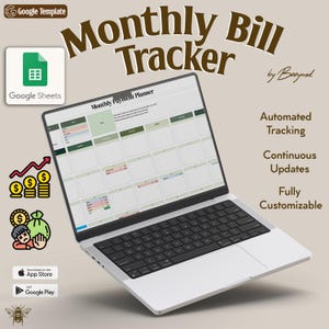 Bill Tracker, Monthly Bill Tracker, Medical Bill Tracker, Bill Tracker ...