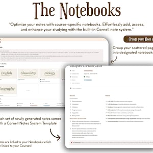 Notion University Template Academic Notion Template Student Notion ...