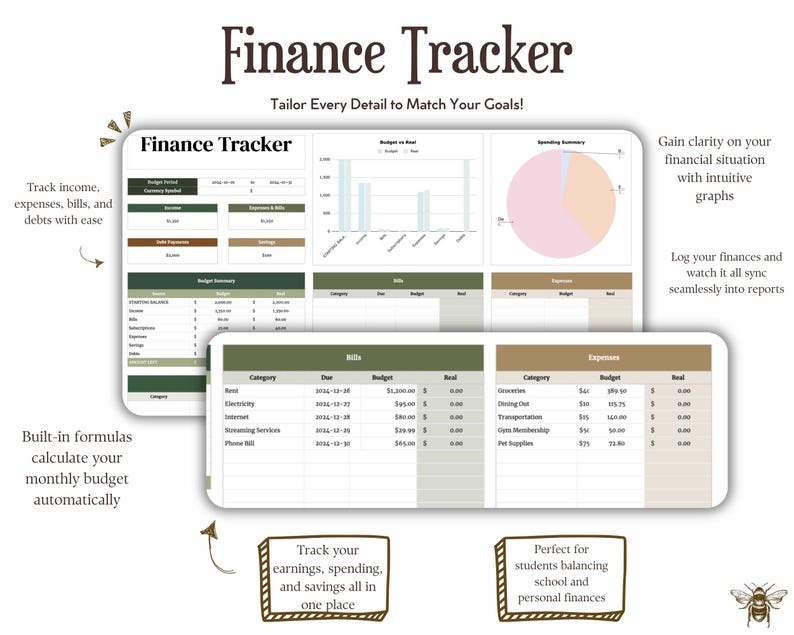 University Planner Spreadsheet Student Template Google Sheets Student ...