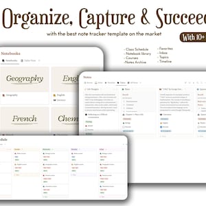 Notion University Template Academic Notion Template Student Notion ...