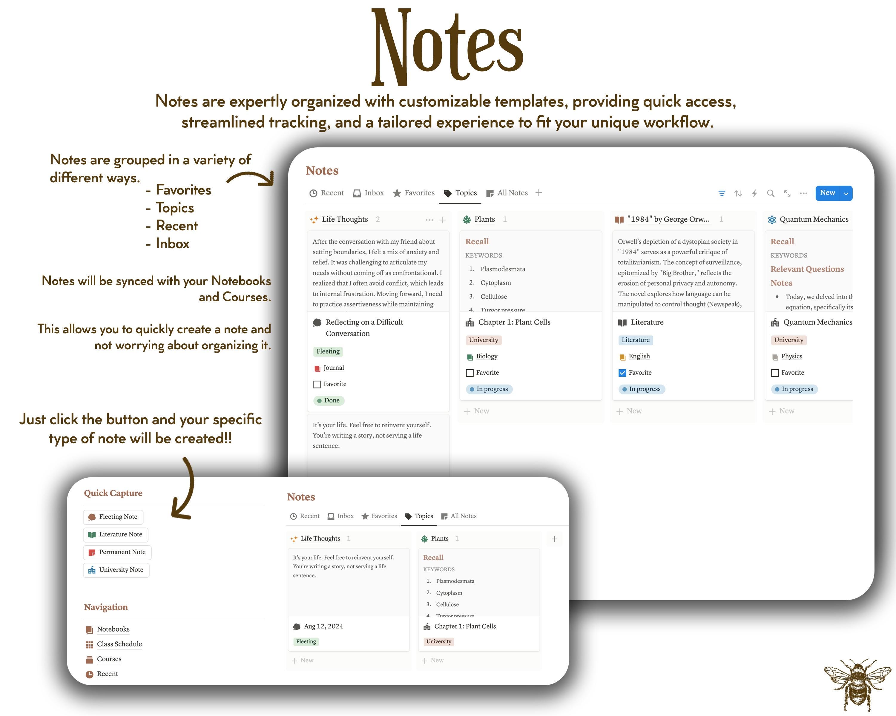 Notion University Template Academic Notion Template Student Notion ...
