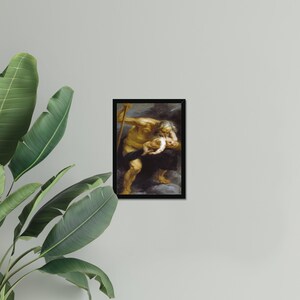 Saturn, Devours His Sons Peter Rubens Fine Art Print A3 A4 A5 Halloween ...