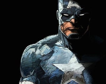 Superhero Art Painting - Etsy