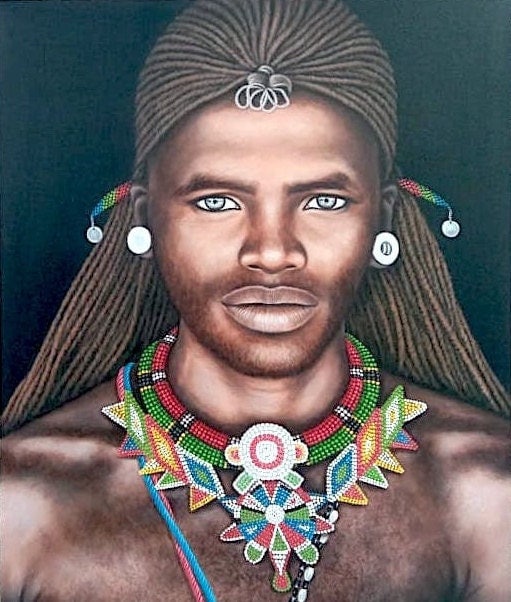African Tribal Paint Men