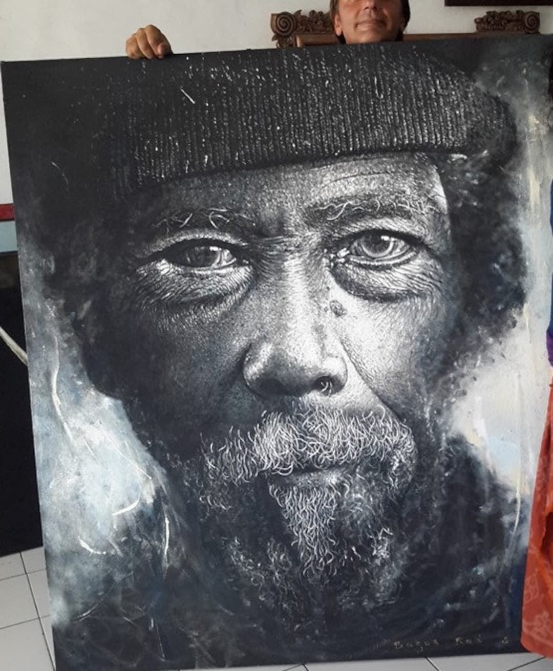Extra Large ORIGINAL Masterpiece Painting, ACRYLIC Oil Canvas, Handmade ...