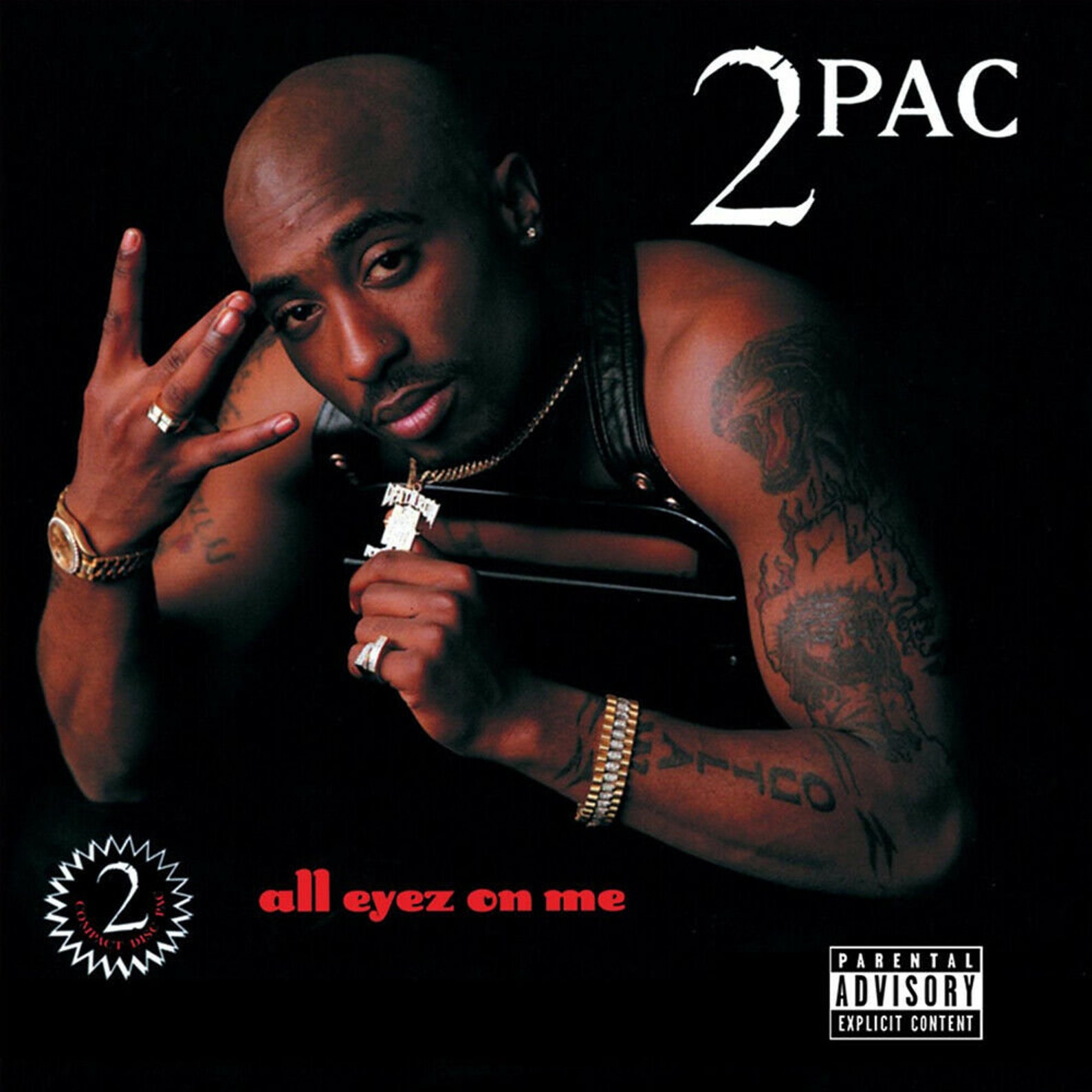 2pac All Eyez On Me Album Cover Poster Silk Art Poster Etsy