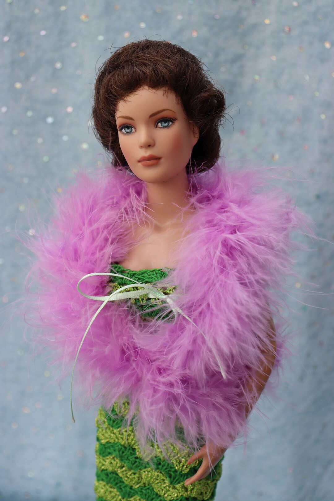Feather BOA for Doll 16 BJD Gene Deja Vu Ficon Kish Tonner Sybarite ...