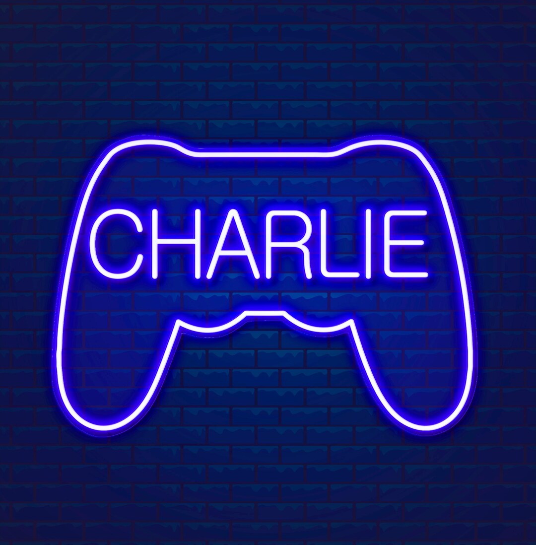 Custom Gamer Neon Sign Game Controller Neon Sign Gamepad Shaped LED ...
