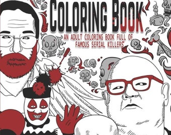 Serial Killers Coloring - Etsy