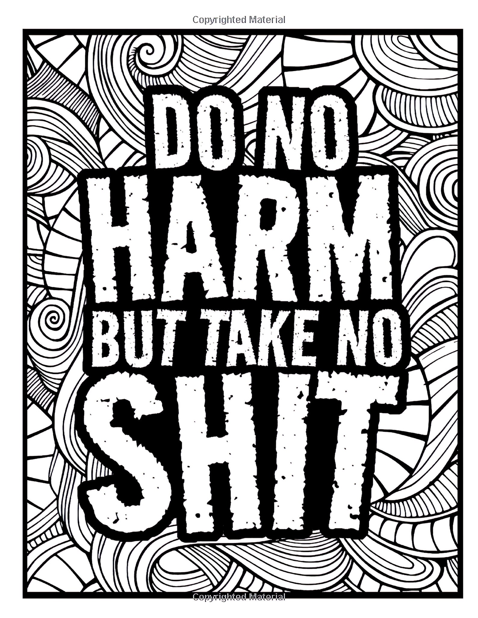 Cuss and Color A Motivational Swear Word Coloring Book for | Etsy