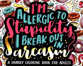 Snarky Coloring Pages - Etsy