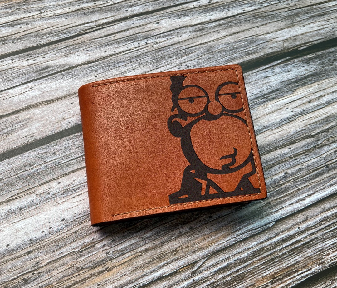 Animated Comedy Characters Wallet, Simpson Leather Wallet, Cartoon ...