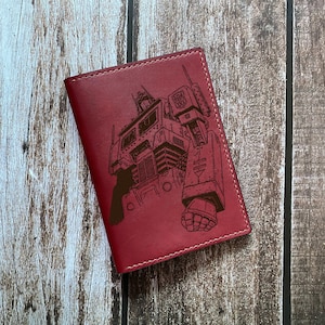 Optimus Prime Classic Leather Passport Wallet, Transformers Leather ...