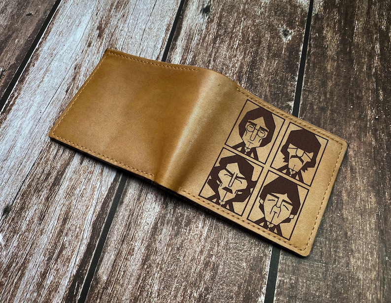The Beatles Engrave Leather Men's Wallet Rock Star - Etsy
