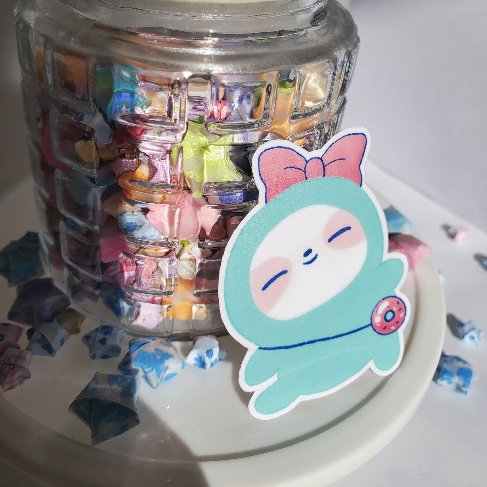 Cute ITZY WDZY X Line Friends lya and Tuk Die Cut Matte - Etsy Australia