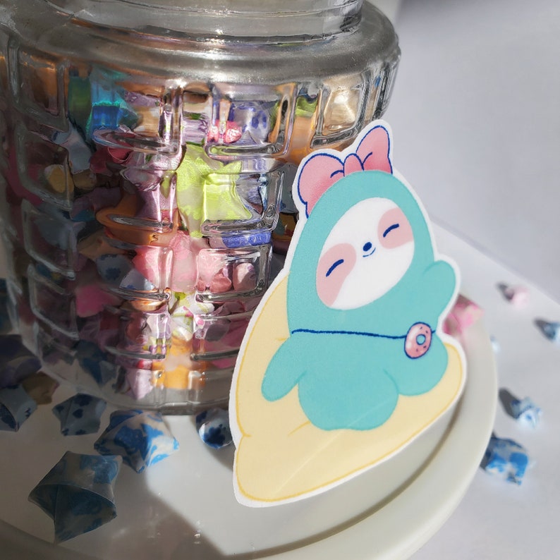 Cute ITZY WDZY X Line Friends lya and Tuk Die Cut Matte - Etsy Australia