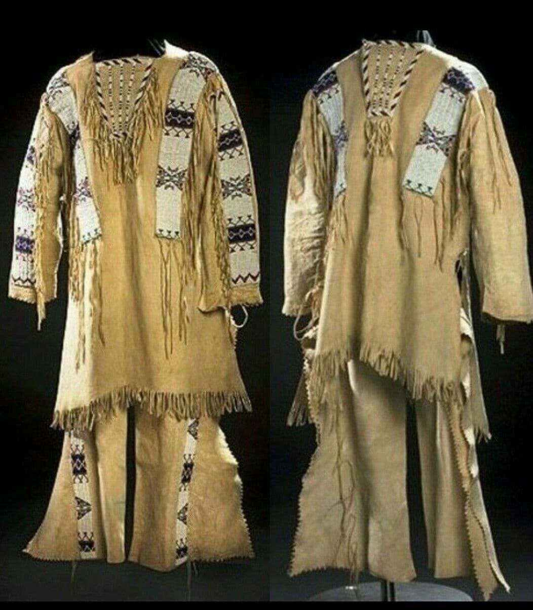 Leather Native American Leggings - Etsy